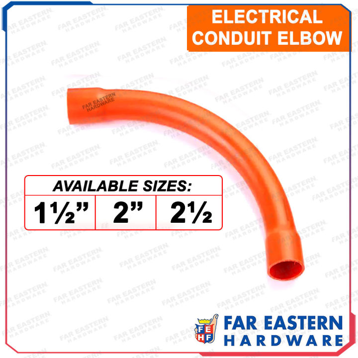 PVC Electrical Conduit Pipe Fittings Elbow 1-1/2" 2" 2-1/2" | Lazada PH