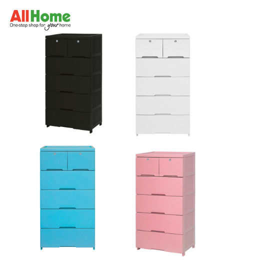 URATEX Lock It Drawer 5 Layer (Blue, Pink, Black, White) | Lazada PH