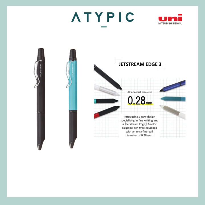Uni Jetstream Edge 3 Colors Ballpoint Pen (0.28) | Lazada Singapore