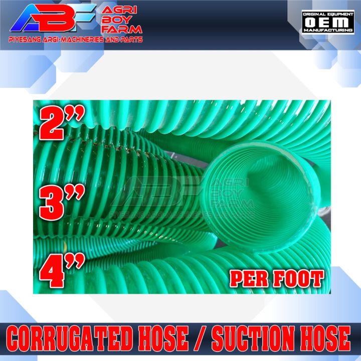 Corrugated Hose Suction Hose 2" 3" 4" Per Foot | Lazada PH