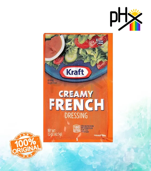 Kraft Creamy French Salad Dressing Single Serve Packet 1.5 oz / 42.5 g ...