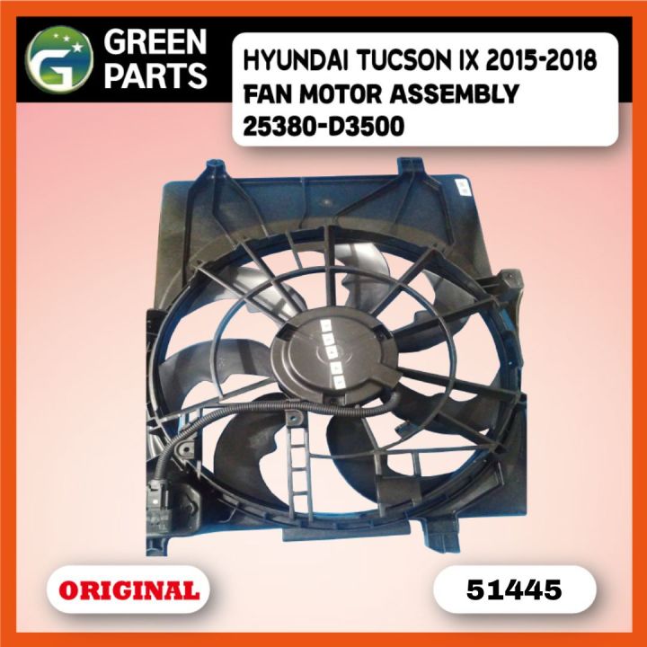 FAN MOTOR ASSEMBLY (ORIGINAL) FOR HYUNDAI TUCSON IX GASOLINE ENGINE ...