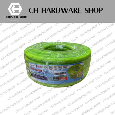 TORNADO PLUS Apple Green Braided Garden Hose 16.0mm X 2.5mm X 25M ...