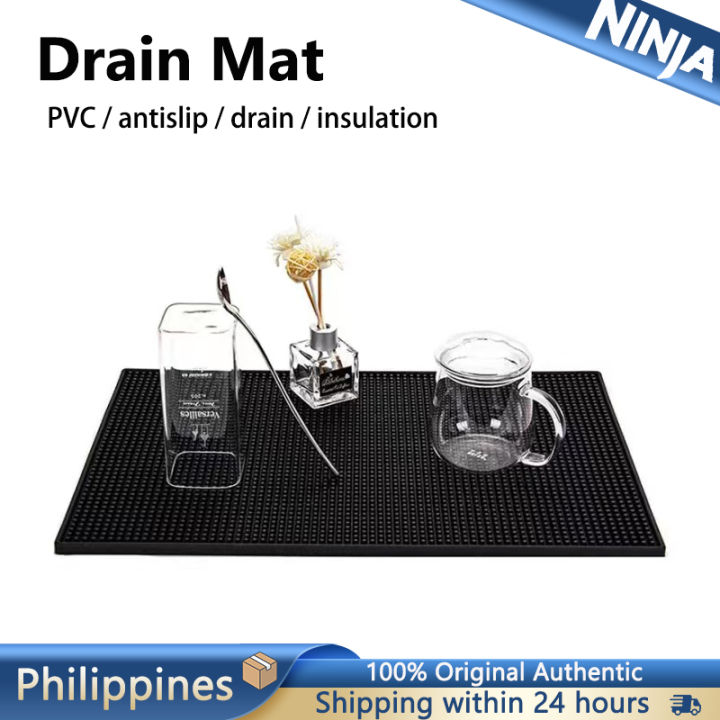 Ninja Drain Mat Non-Slip Drain Water Insulation PVC Pad for Spills ...