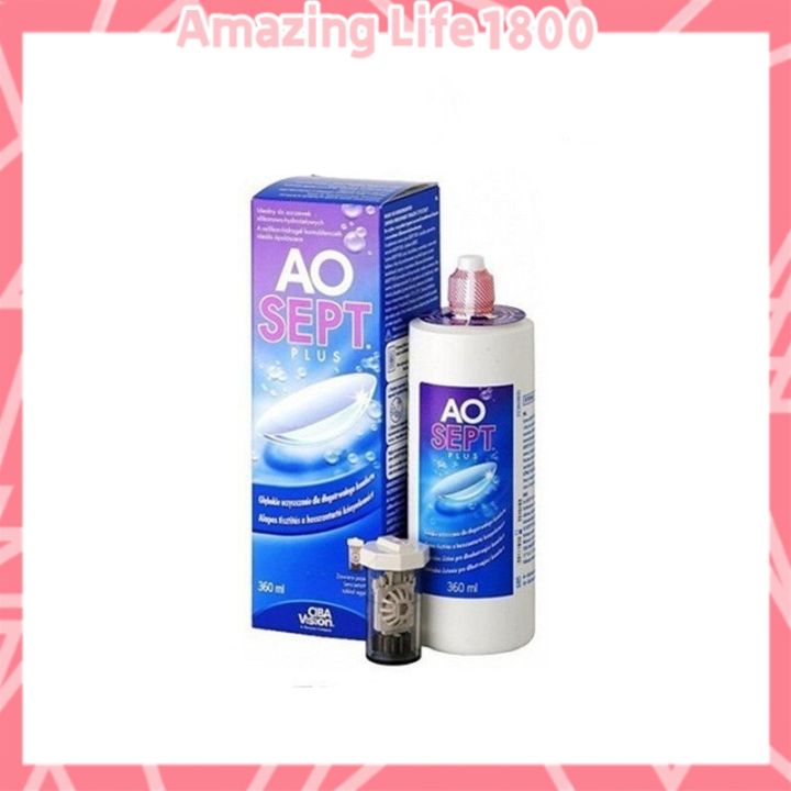 (PLUS) AO Sept Plus Alcon Solution (360ml) / Esoform Esoxide Peroxide Solution (1 BOTTLE) | Lazada