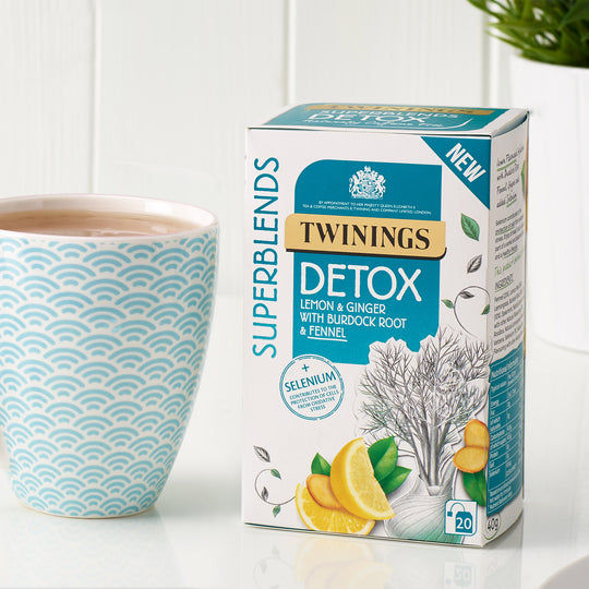 Twinings Superblends Detox From UK | Lemon Flavoured Infusion With ...
