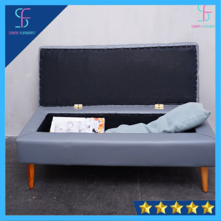 SOFA BENCH MINIMALIS BOX MINI ADA PENYIMPANAN BERKUALITAS ...