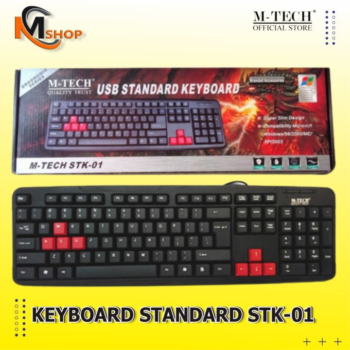 Keyboard Usb Mtech STK-01 Kable Komputer Dan Laptop USB STK 01 M-Tech ...