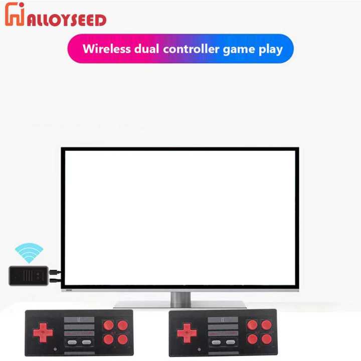 Handheld Wireless Controller Built-in 620 Classic Games Wireless TV ...