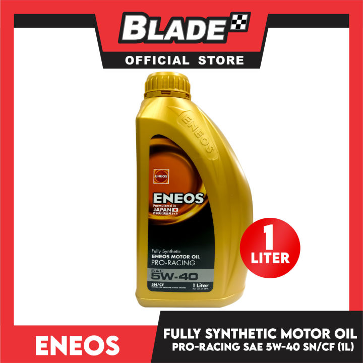 Eneos Pro Racing Fully Synthetic Motor Oil SAE 5W-40 SN/CF for Gasoline ...