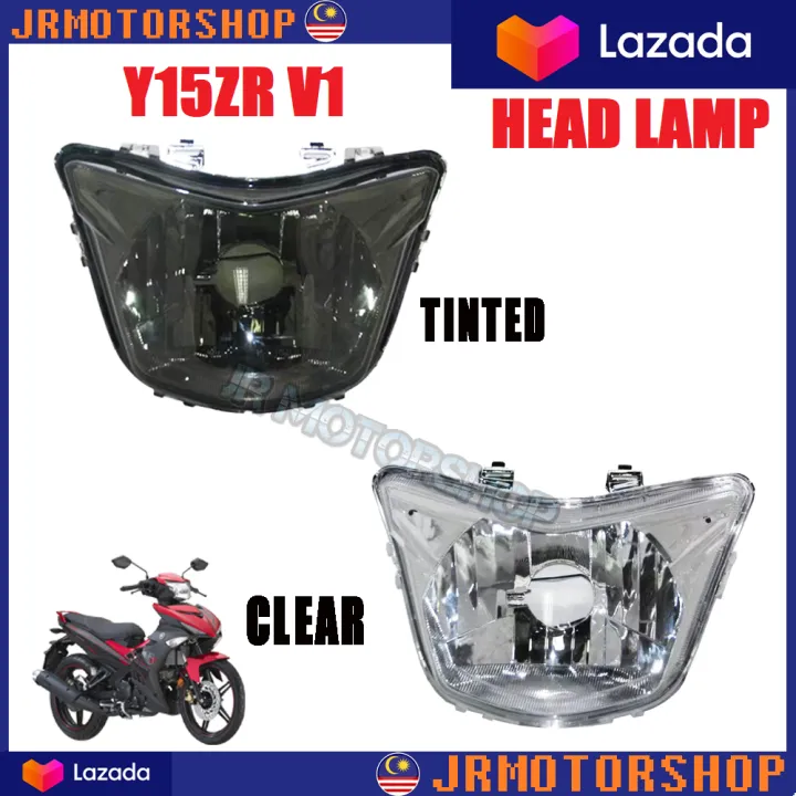 HEAD LAMP STD Y15ZR V1 Y15 Y15Z SMOKE AND CLEAR | Lazada