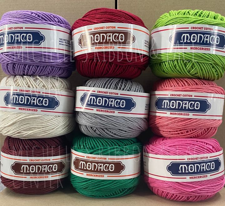 8 PLY Monaco Crochet thread | Lazada PH