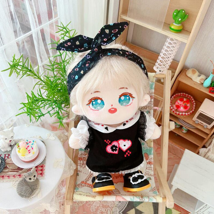 Microgood 1เซ็ตชุดตุ๊กตาเร้าใจแขนหัวใจรักพิมพ์แฟชั่นชุด20เซนติเมตรผ้าฝ้ายยัดไส้ไอดอลตุ๊กตาเสื้อ ...