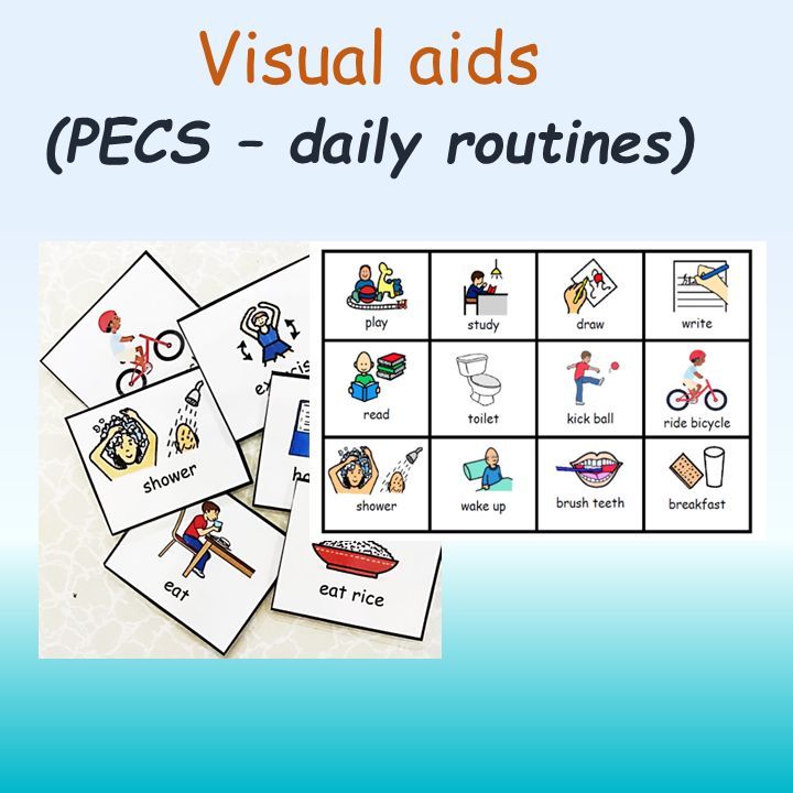 Visual Aids/Daily Routine/PECS Laminated Handmade Card | Lazada