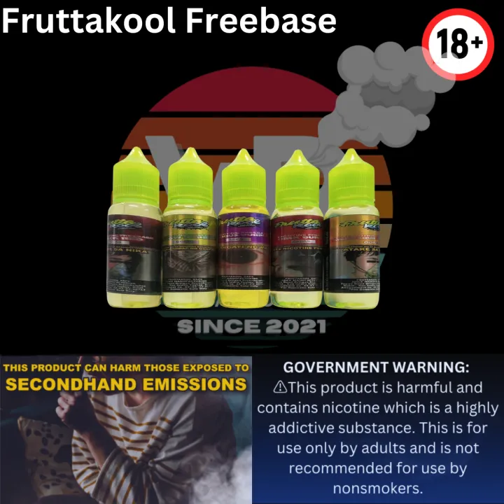 Frutta Kool by Hodgkins Green/Black Bottles 60ml Premium E-Liquid Juice ...