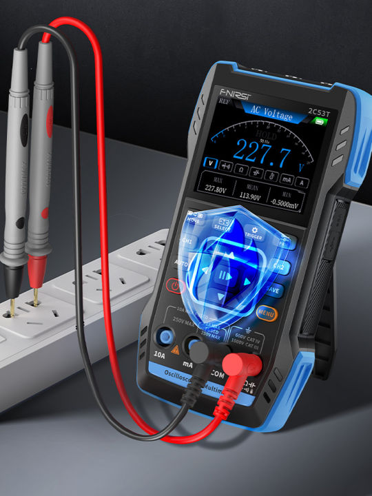 FNIRSI 2C53T dual channel 50M three in one digital oscilloscope ...