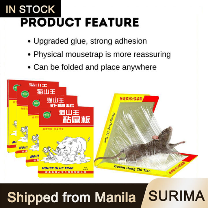 Mouse Rat Glue Trap Rodent expert/Rat Glue snare sticker mice board ...