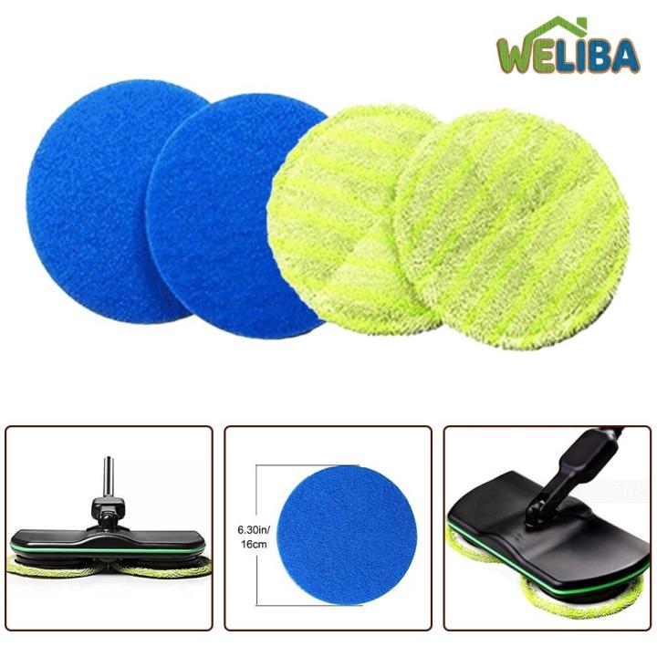 Cordless Electric Mop Cleaning Rag Waxing Rag Round Scouring Pad With A ...