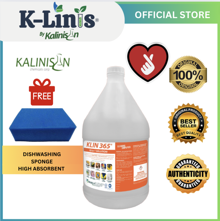 Kalinisan Klin 365 10 in 1 Solution 1 gallon | Lazada PH