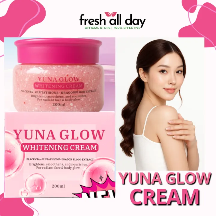 ORIGINAL BMRS YUNA GLOW Whitening Cream — For Face and Body • Placenta ...