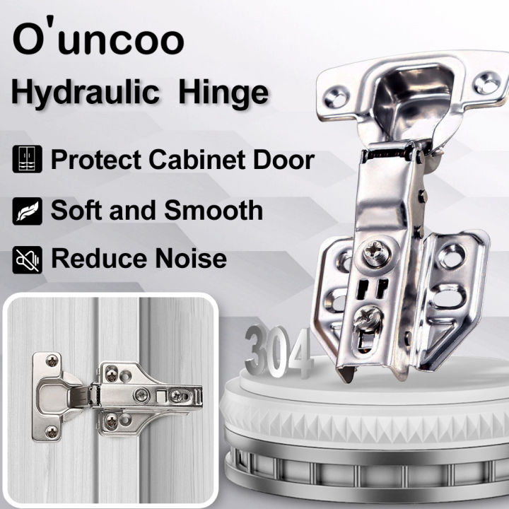 O'uncoo Soft Close Hydraulic Heavy Duty Regular Cabinet Concealed ...