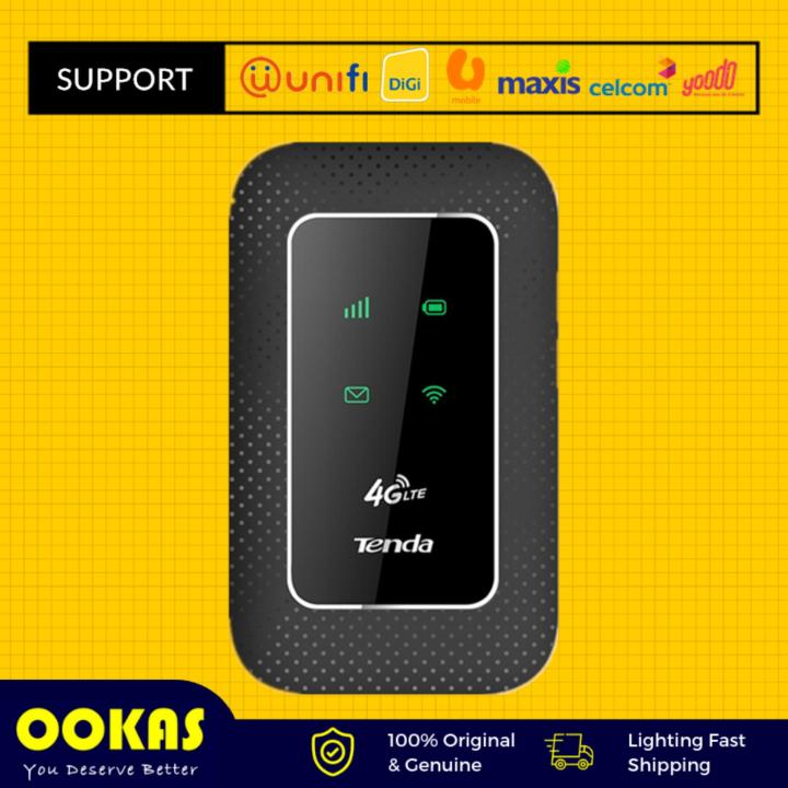 TENDA 4G180 4G LTE Advanced Portable Wireless WiFi Modem Router MiFi ... TENDA 4G180 4G LTE Advanced Portable Wireless WiFi Modem Router MiFi ...