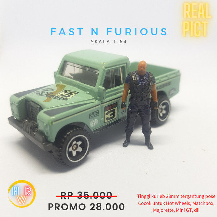 Emran Mini Figure Skala 64 Hobb Dwayne Johnson The Rock Fast n Furious Paint | Lazada Indonesia