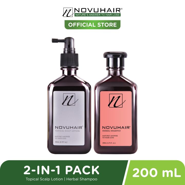 Novuhair 2-N-1 Pack Anti-Hair Loss Anti Dandruff Anti Hair Fall Hair ...