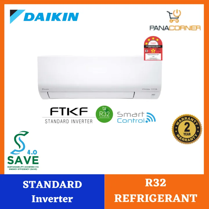 Daikin (New) R32 1.0HP / 1.5HP / 2.0HP / 2.5HP FTKF25C / FTKF35C / FTKF50C / FTKF71C Standard ...