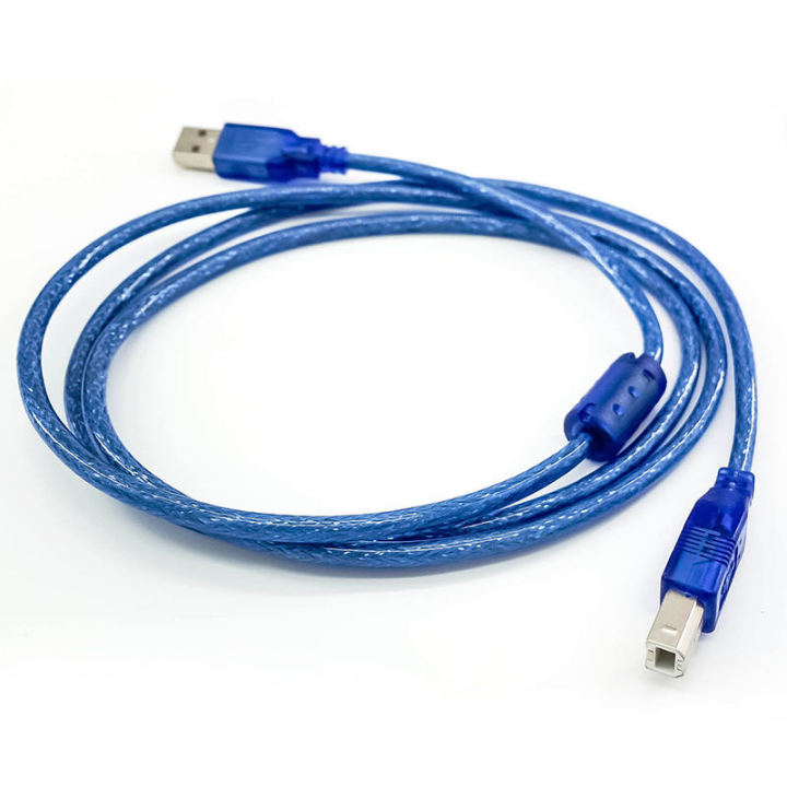 USB 2.0 Printer Cable Type A Male to Type B Male Foil+Braided Shielding ...