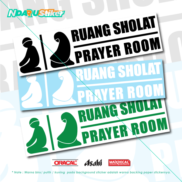 Sticker Ruang Shalat | Ruang Shalat | Prayer Room | Lazada Indonesia