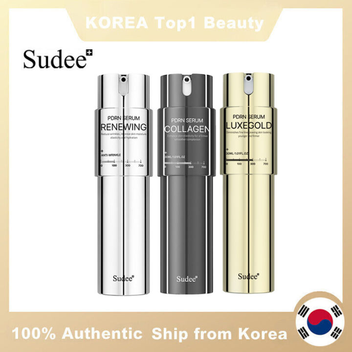 Sudee PDRN Renewing Serum 100/COLLAGEN 300 30ml/ LUXE GOLD renewal Serum 30ml ( Smooth Fine ...