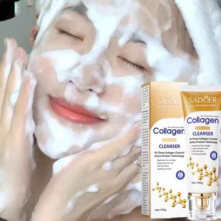 SADOER Lightening Cleansing Collagen 100 ml - Collagen Cleanser dengan ...