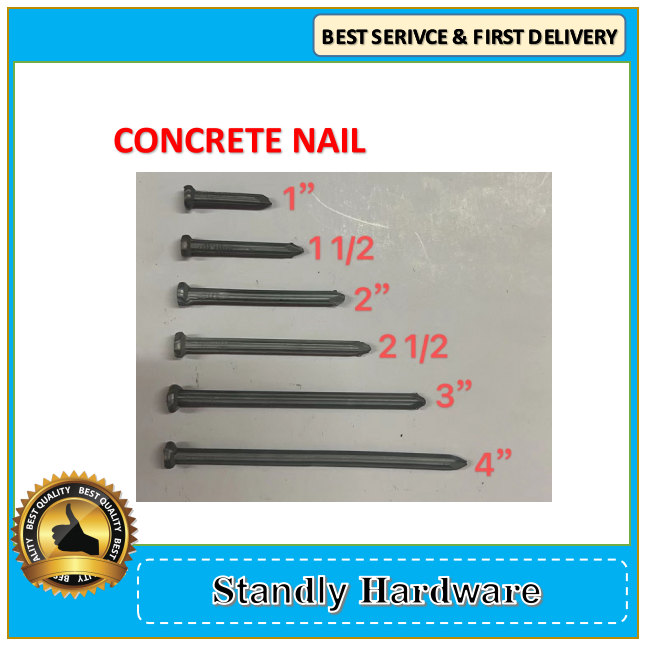 CONCRETE NAIL NO. 1 , 1 1/2 , 2 , 2 1/2 , 3 , 4 (PER KILO) PAKO ...
