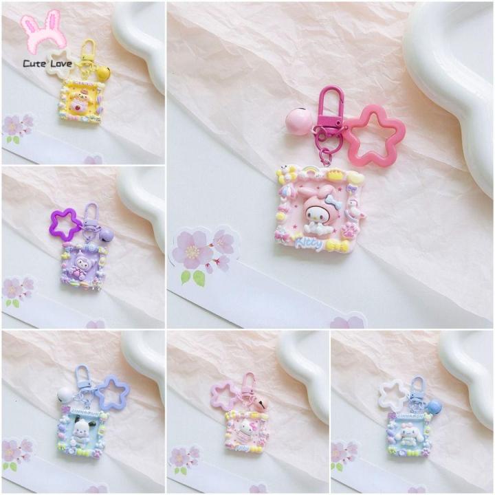 G5Q1 Cinnamoroll Kuromi Frame keychain Kuromi My Melody Glow Photo ...