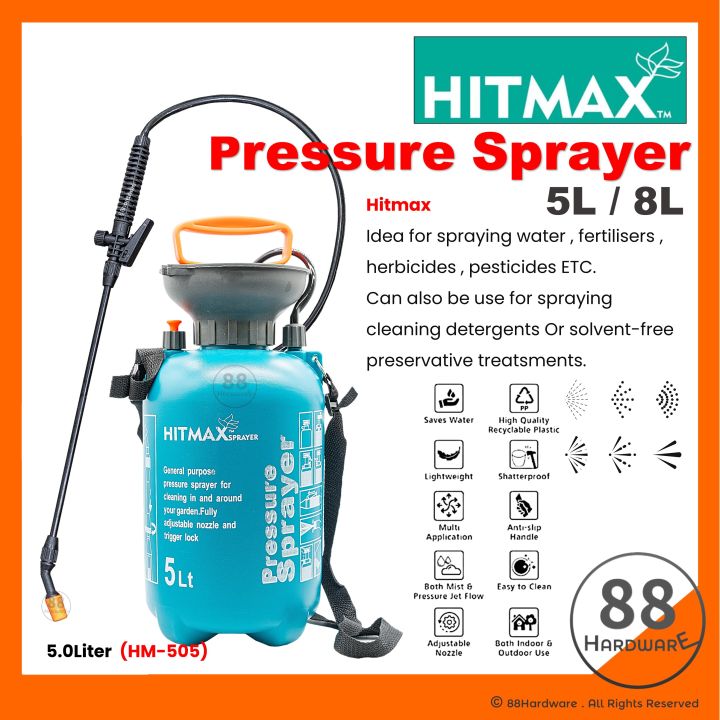 Hitmax 5L / 8L water sprayer pump Pam racun Pam racun Pump racun ...