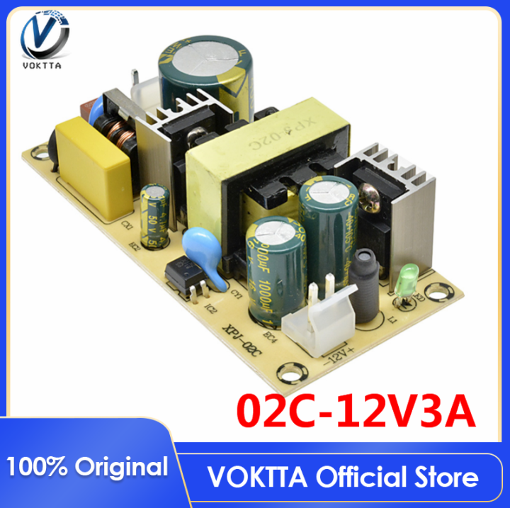 Original VOKTTA 24V 1.5A/3A 24W 02D/O2C Switching AC 220V To DC 24V ...