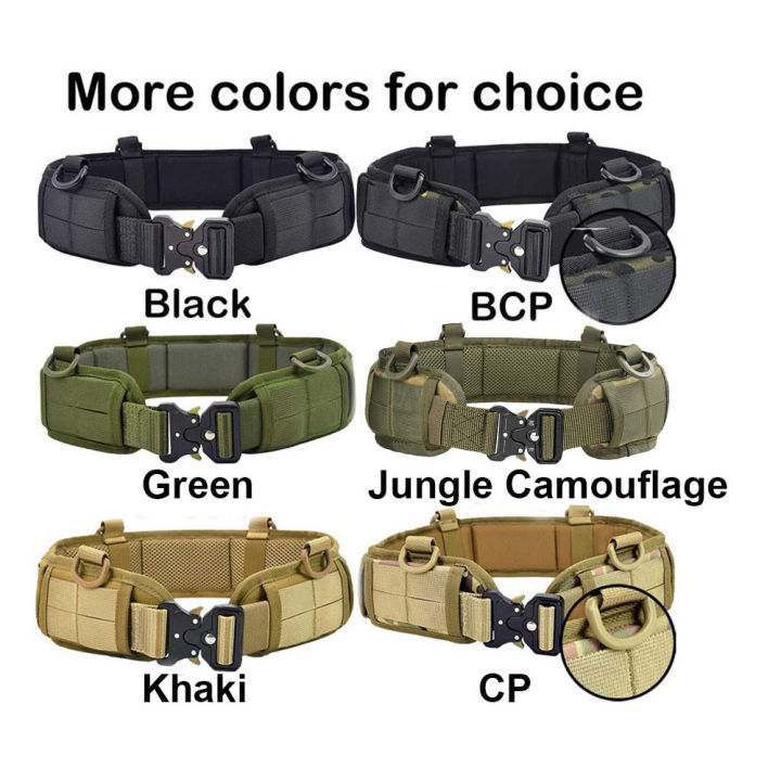 Outdoor Molle Belt Multifunctional Nylon Cobra Waistband Set CS Field ...