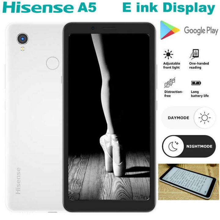 Google Play Hisense A5 Reading Smartphone E-Ink Display Screen 4GB+64GB ...