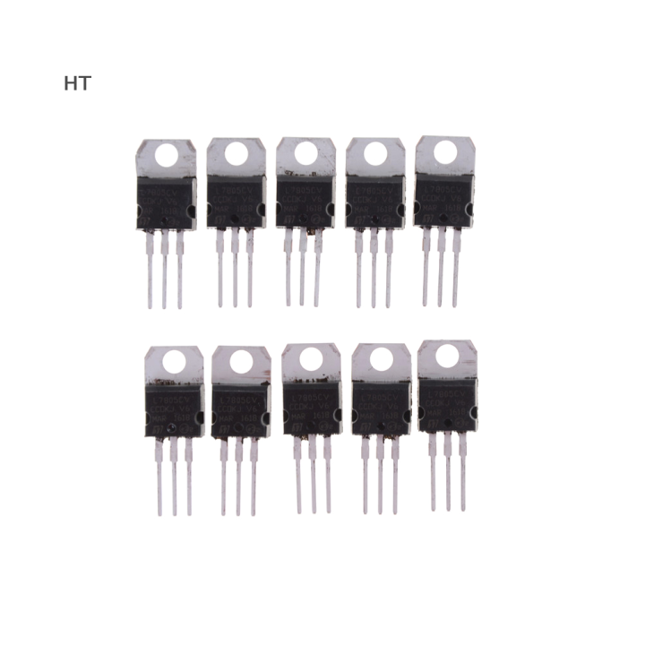 HT 10pcs IC L7805CV L7805ถึง-220 5V Voltage Regulator | Lazada.co.th