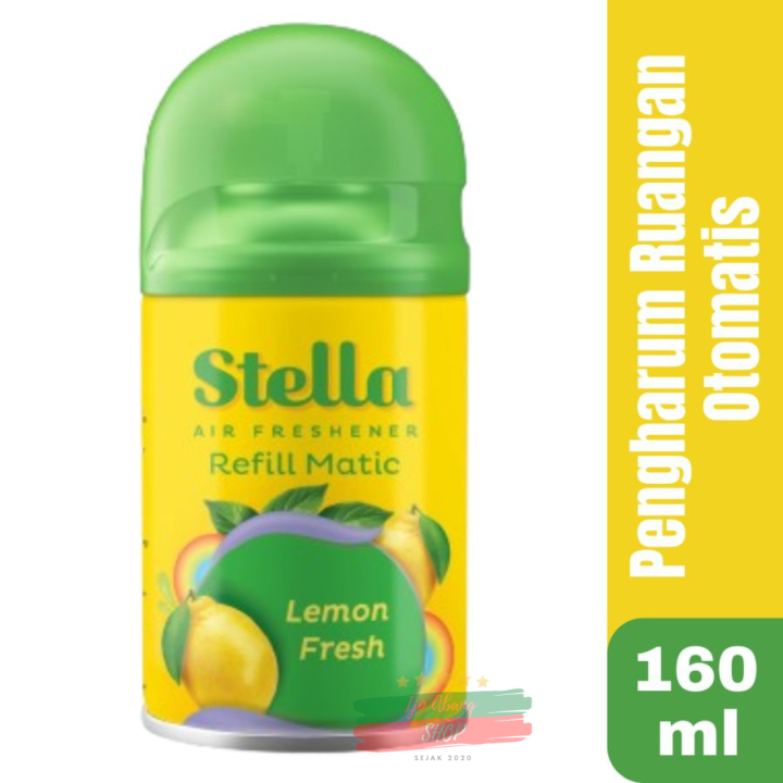 Stella Matic Refill Lemon Fresh 160 ml - Refill Pengharum Ruangan ...