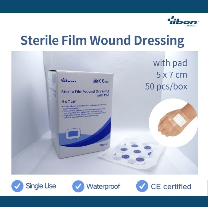 [SG Ready Stock] YIBON Waterproof Medical Sterile Film Wound Dressing ...