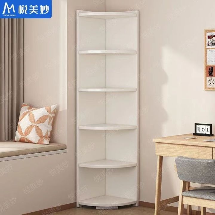 Corner shelf 6 layer corner cabinet living room corner cabinet Solid ...