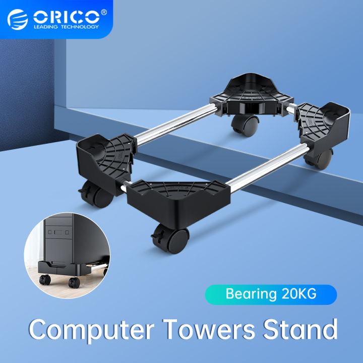 ORICO Computer Tower Stand Mobile CPU Holder Desktop ATX-Case with 2 ...