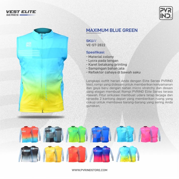 VEST ROMPI SEPEDA ROADBIKE PVR ELITE SERIES | Lazada Indonesia