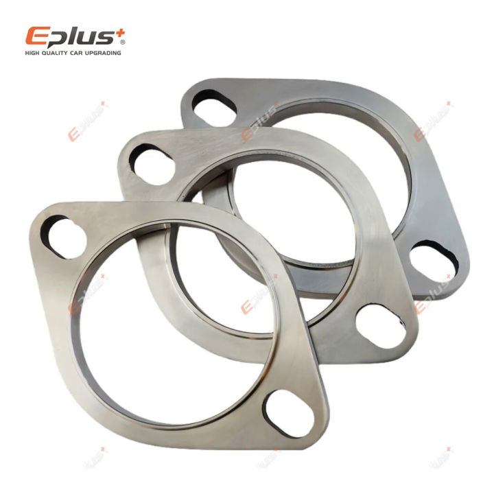 Eplus-304 stainless steel universal car exhaust muffler, flange joint ...