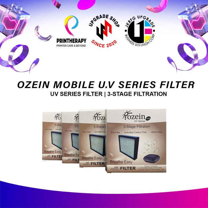 OZEIN UV SERIES (FILTER) HEPA FILTER / CARBON FILTER PRE-ORDER | Lazada PH