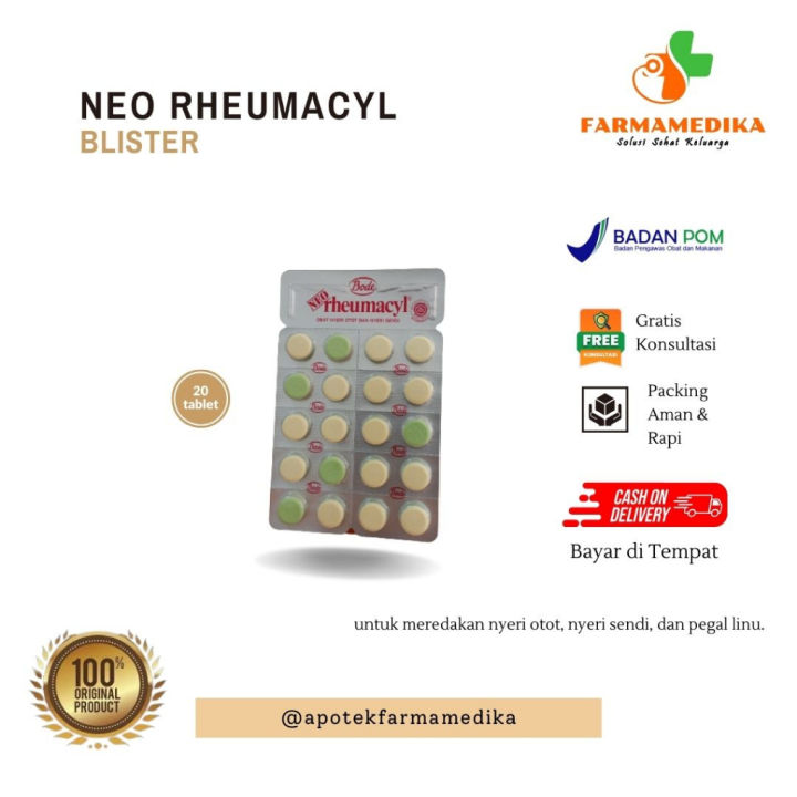 Neo Rheumacyl BLISTER 20 TABLET | Lazada Indonesia