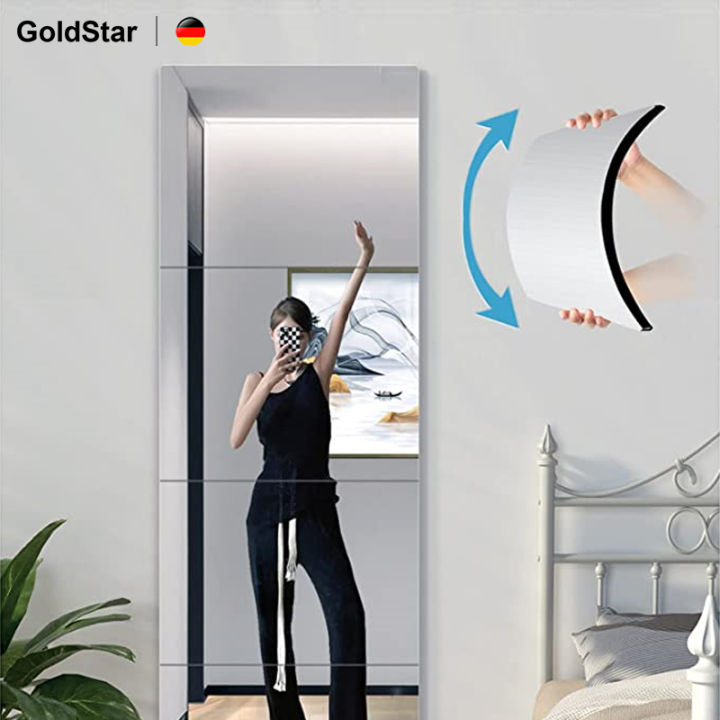 Goldstar HD mirror wall full body dress mirror square household self ...