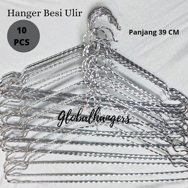Hanger Besi Ulir 10 Pcs Gantungan Baju Besi Kuat | Lazada Indonesia
